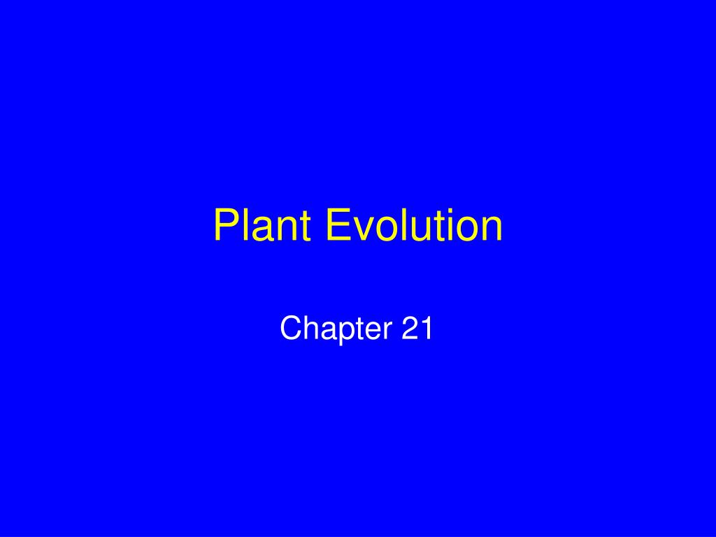 PPT - Plant Evolution PowerPoint Presentation, free download - ID:37342