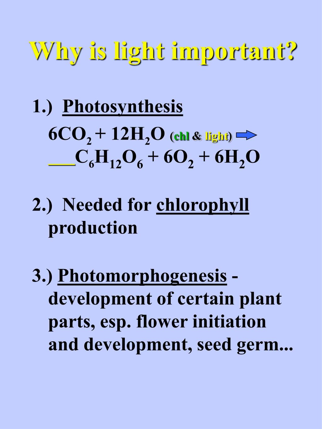 PPT - Why is light important? PowerPoint Presentation, free download ...