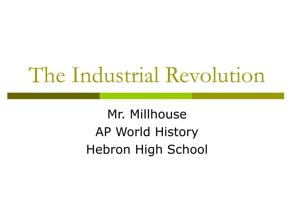 PPT - The Industrial Revolution PowerPoint Presentation, free download ...