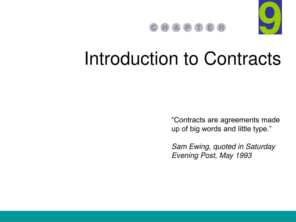 PPT - Introduction to Contracts PowerPoint Presentation, free download ...