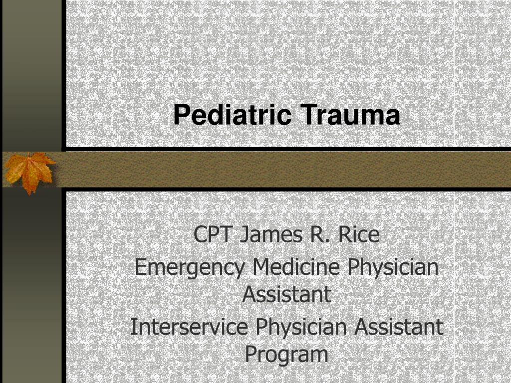 PPT - Pediatric Trauma PowerPoint Presentation, free download - ID:376224