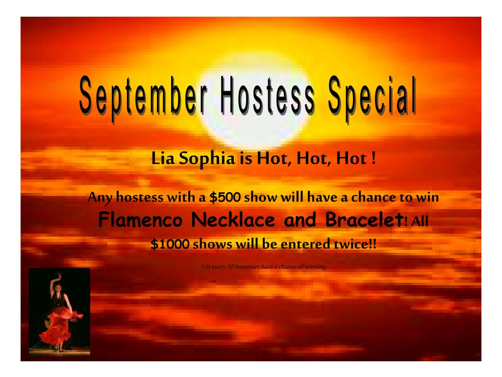 PPT - September Hostess Special PowerPoint Presentation, free download ...