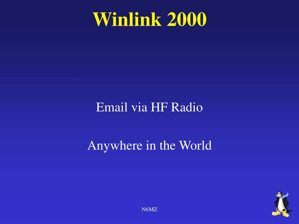 PPT - Winlink 2000 PowerPoint Presentation, free download - ID:378190