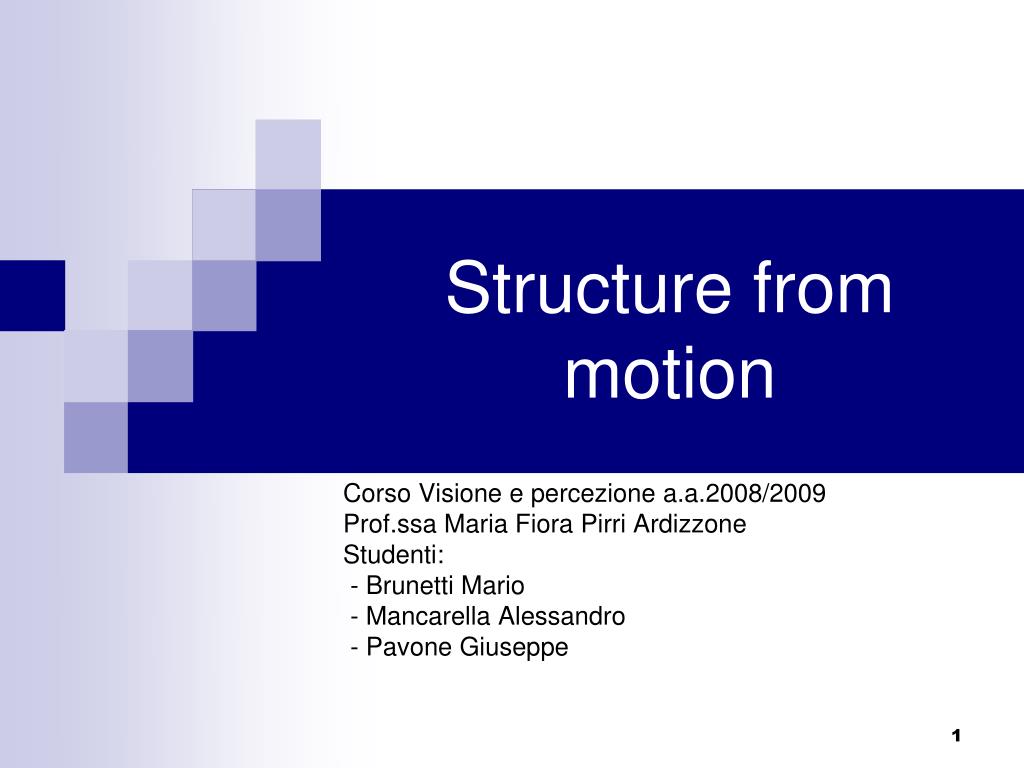 PPT - Structure from motion PowerPoint Presentation, free download - ID ...