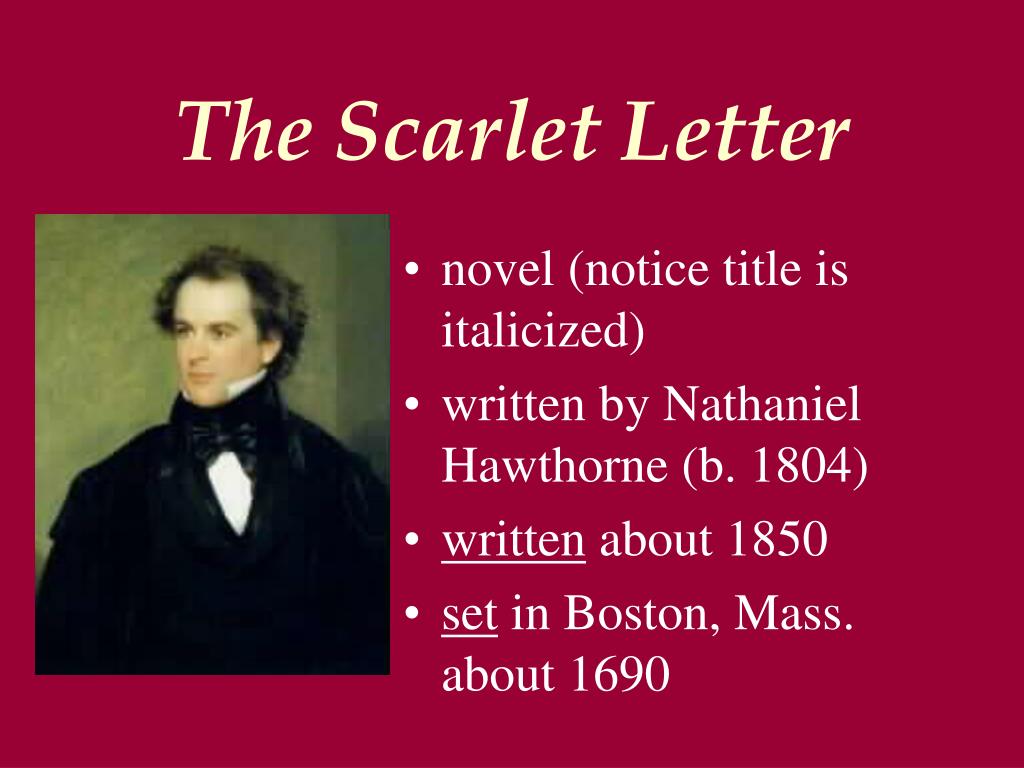 PPT - The Scarlet Letter PowerPoint Presentation, free download - ID:380472