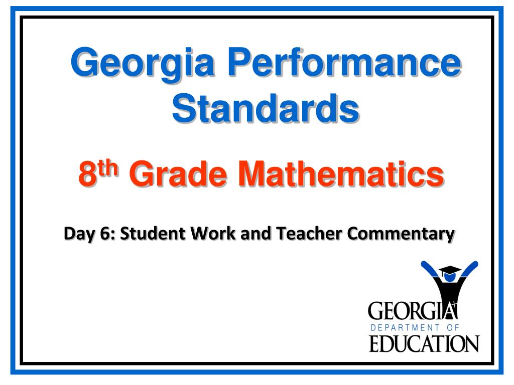 PPT - Georgia Performance Standards PowerPoint Presentation, free ...