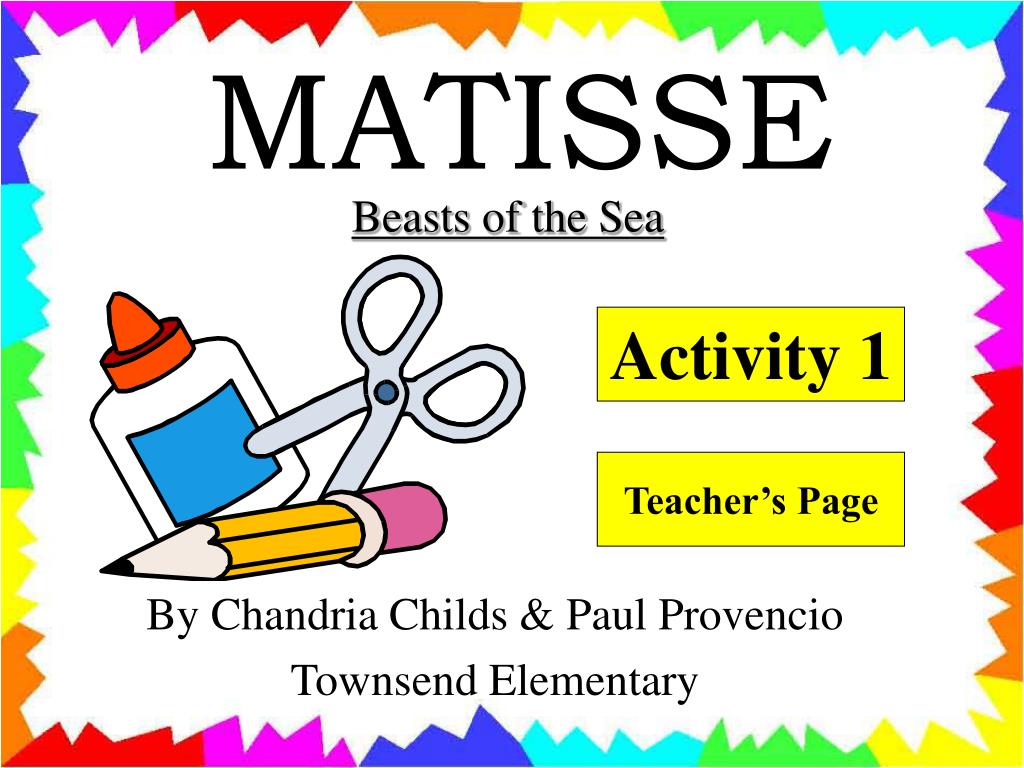 PPT - MATISSE PowerPoint Presentation, free download - ID:381581