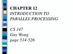 PPT - L7: Pipelining and Parallel Processing PowerPoint Presentation ...
