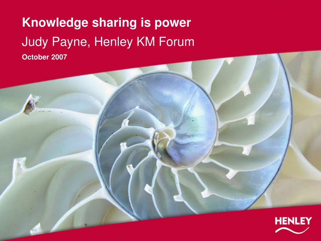PPT - Knowledge sharing is power PowerPoint Presentation, free download ...