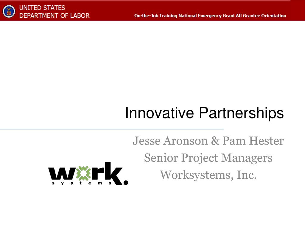 PPT - Innovative Partnerships PowerPoint Presentation, free download ...
