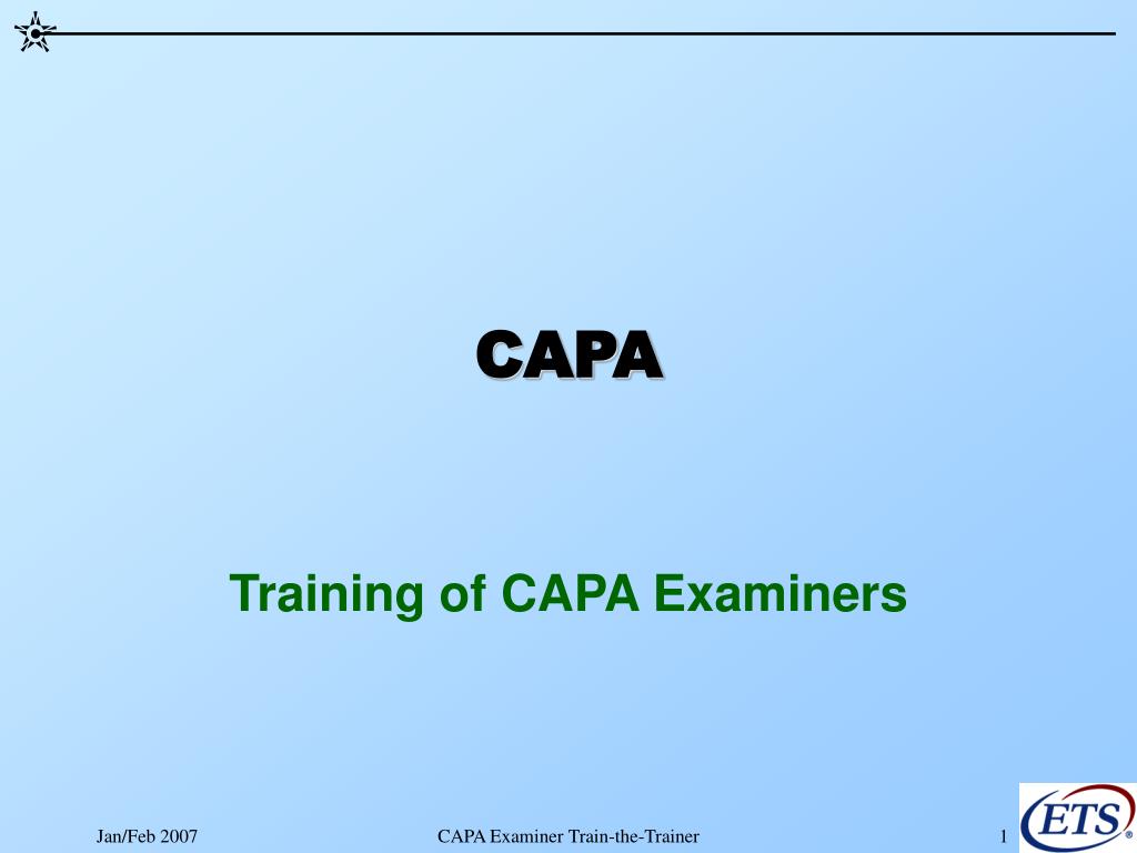 PPT - CAPA PowerPoint Presentation, free download - ID:385544