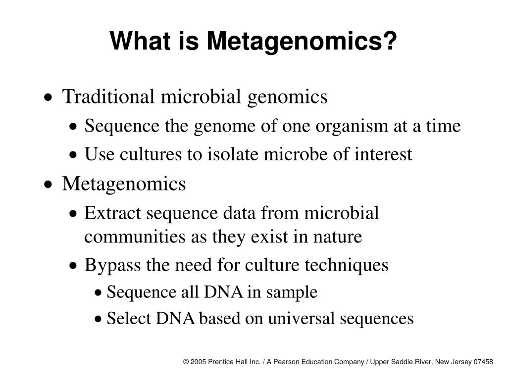 PPT - What is Metagenomics? PowerPoint Presentation, free download - ID ...