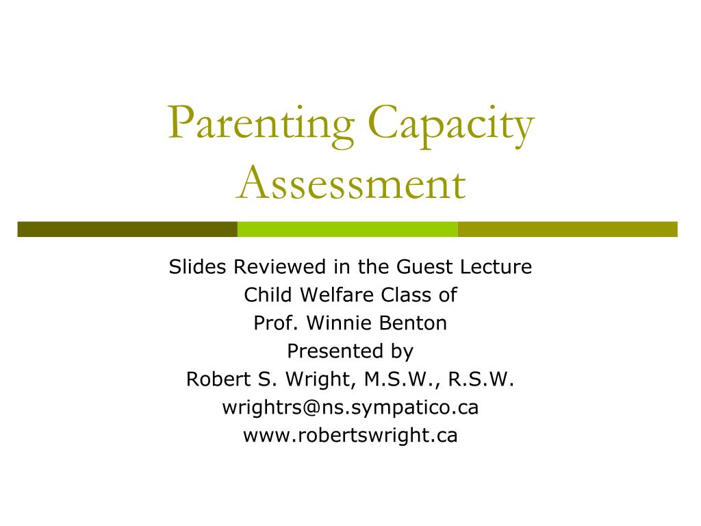 PPT - Parenting Capacity Assessment PowerPoint Presentation, free ...