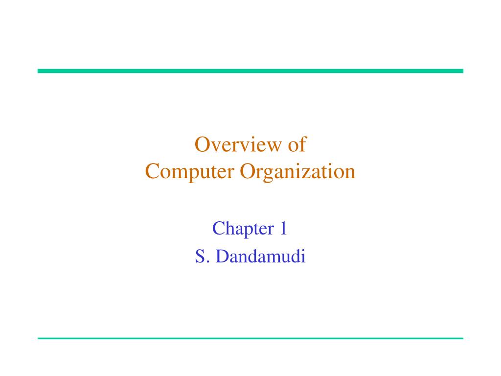 PPT - Overview of Computer Organization PowerPoint Presentation, free ...