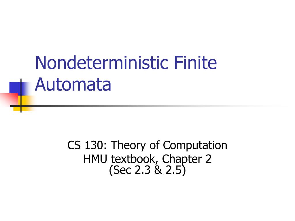 Ppt Nondeterministic Finite Automata Powerpoint Presentation Free Download Id389831