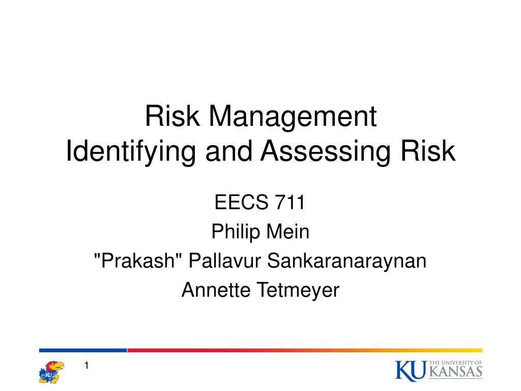 PPT - Risk Management Identifying and Assessing Risk PowerPoint ...
