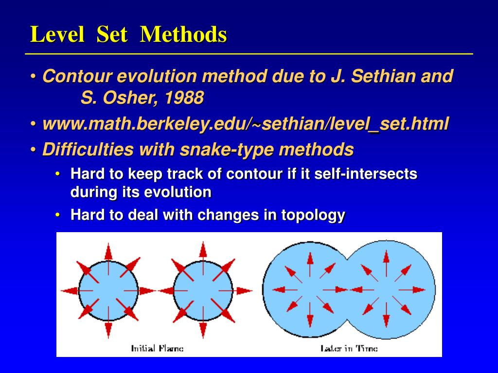PPT - Level Set Methods PowerPoint Presentation, free download - ID:391610