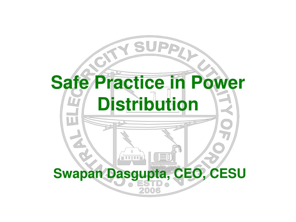 PPT - Safe Practice in Power Distribution PowerPoint Presentation, free ...