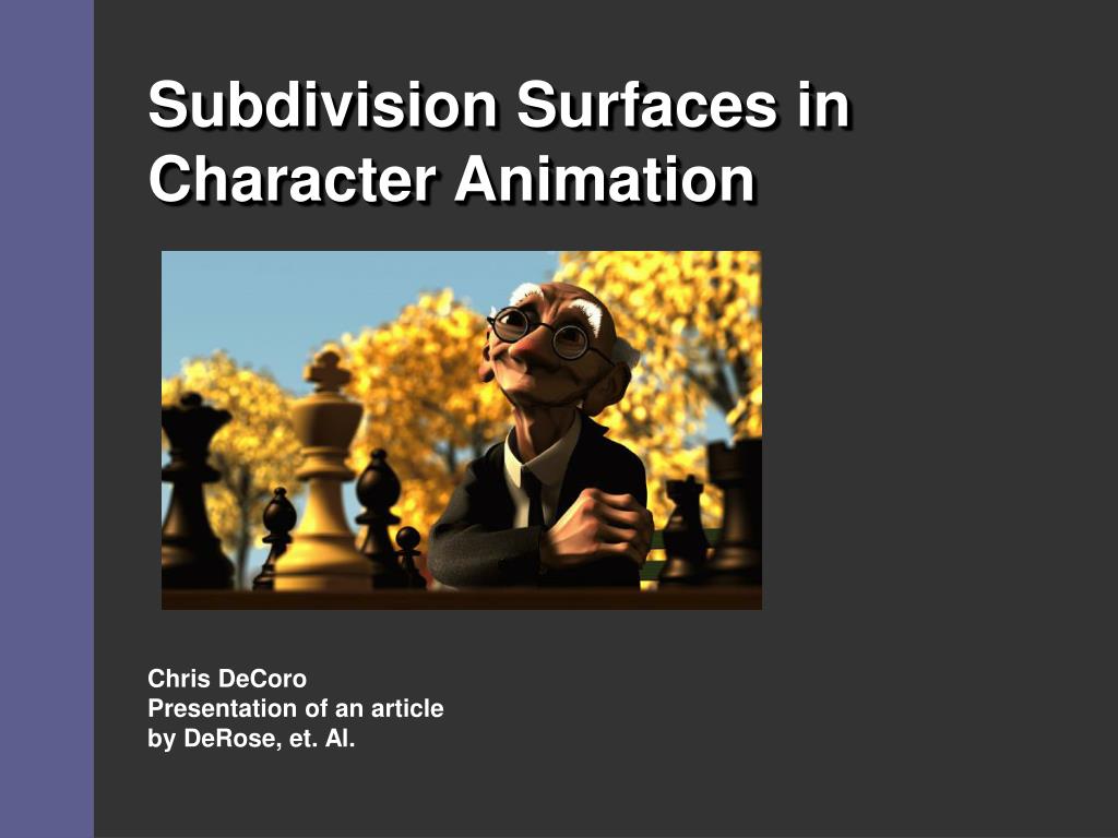 PPT - Subdivision Surfaces in Character Animation PowerPoint ...