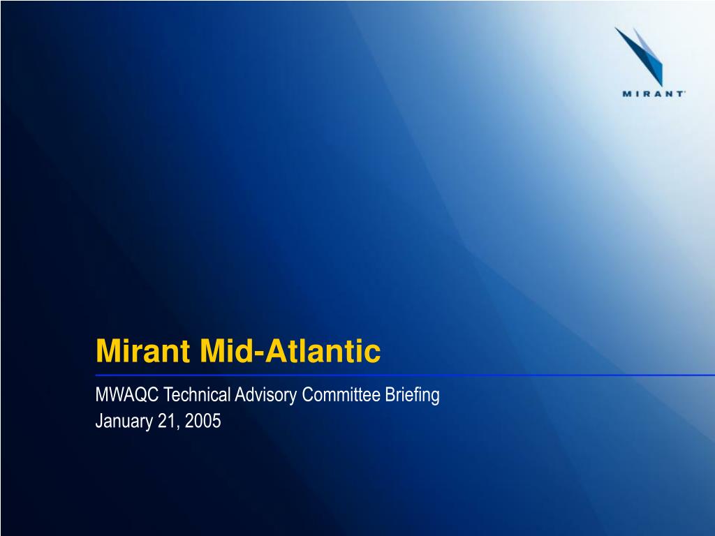 PPT - Mirant Mid-Atlantic PowerPoint Presentation, free download - ID ...