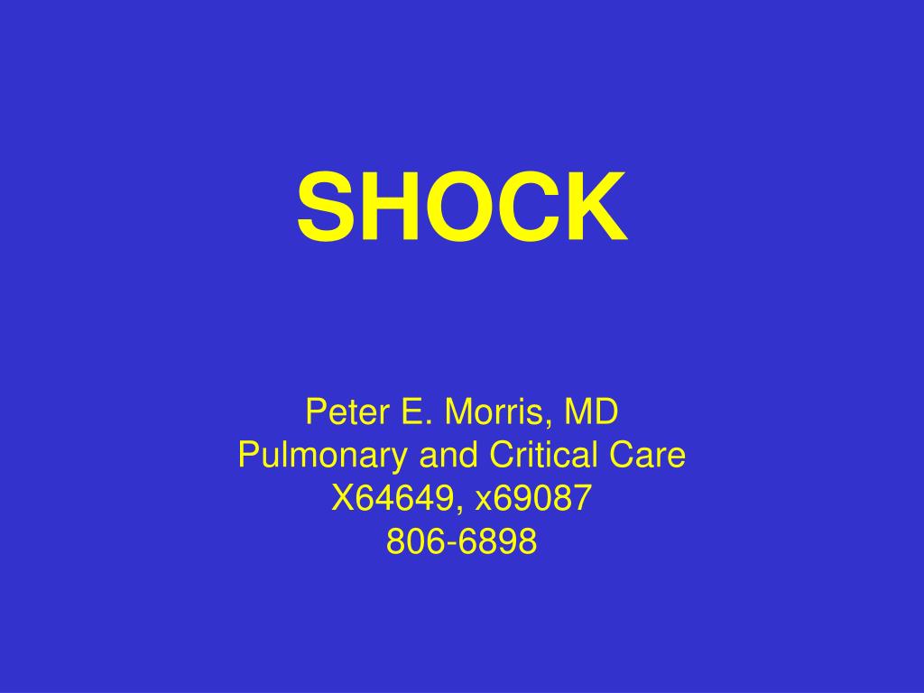 PPT - SHOCK PowerPoint Presentation, free download - ID:394569