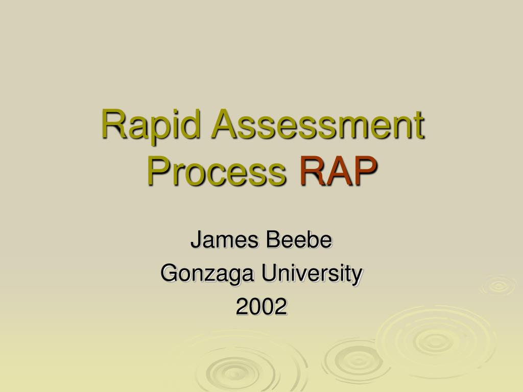 PPT - Rapid Assessment Process RAP PowerPoint Presentation, free download - ID:395373