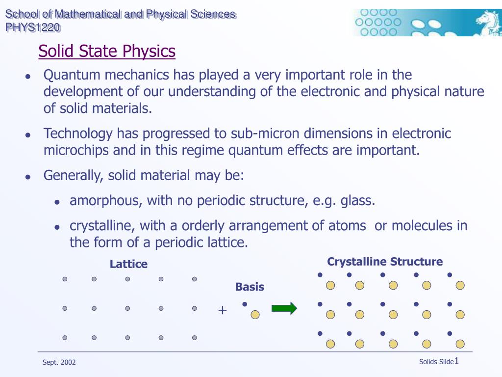 PPT - Solid State Physics PowerPoint Presentation, free download - ID ...