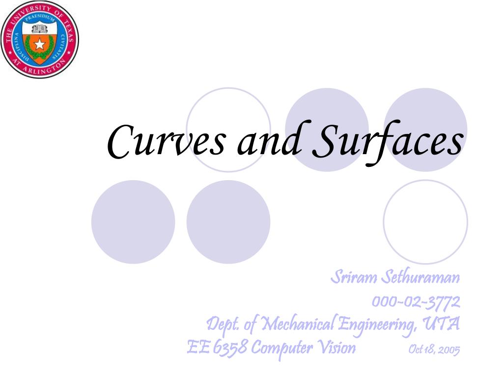 PPT - Curves and Surfaces PowerPoint Presentation, free download - ID ...