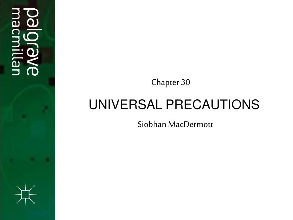 PPT - UNIVERSAL PRECAUTIONS PowerPoint Presentation, free download - ID ...