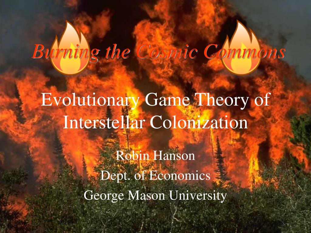 PPT - Evolutionary Game Theory of Interstellar Colonization PowerPoint ...
