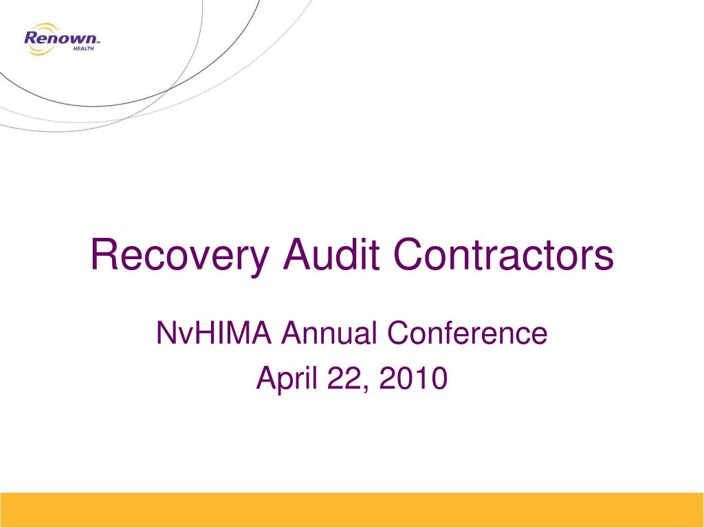PPT - Recovery Audit Contractors PowerPoint Presentation, free download ...