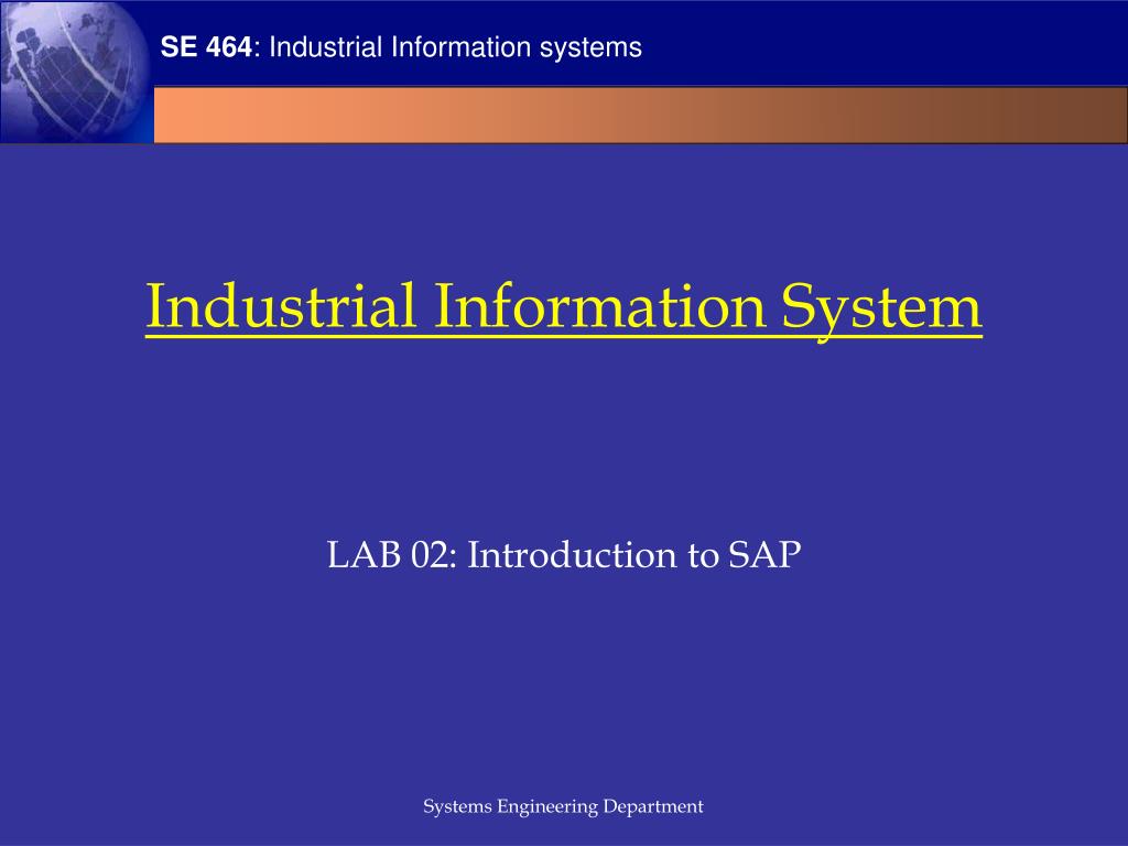 PPT - Industrial Information System PowerPoint Presentation, free ...