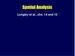 PPT - Geostatistics: Principles of spatial analysis PowerPoint ...