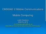 PPT - Mobile Computing PowerPoint Presentation, free download - ID:9479296