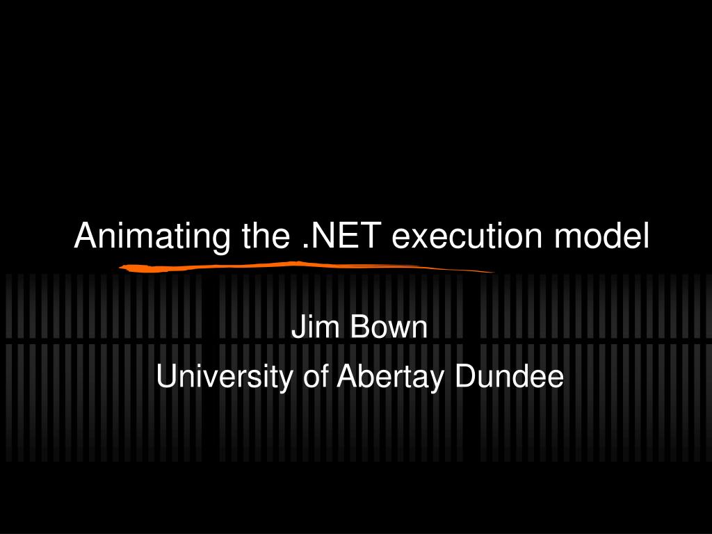 PPT - Animating the .NET execution model PowerPoint Presentation, free ...