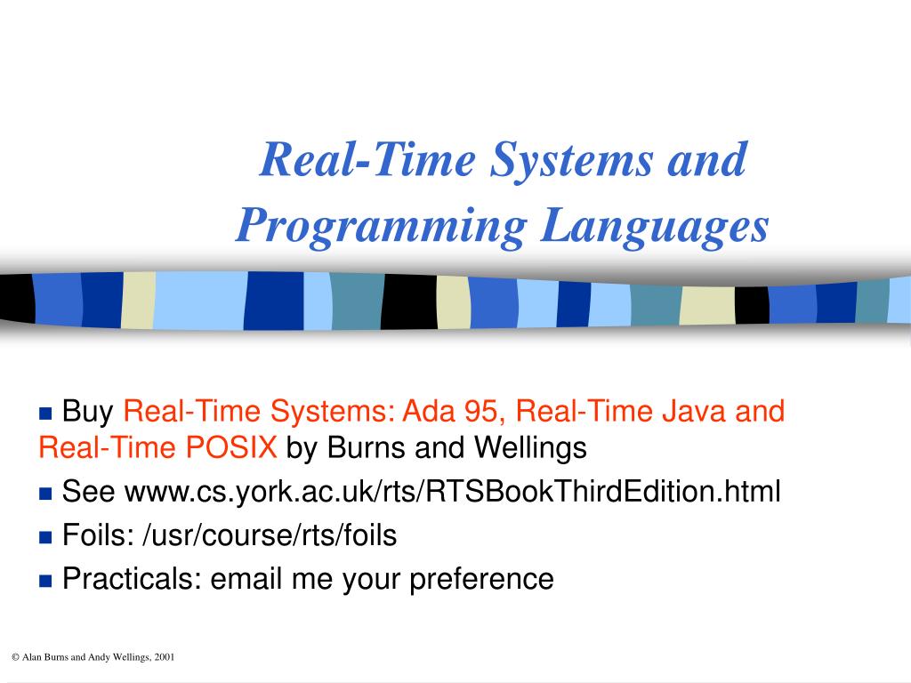 PPT - Real-Time Systems and Programming Languages PowerPoint Presentation - ID:404327