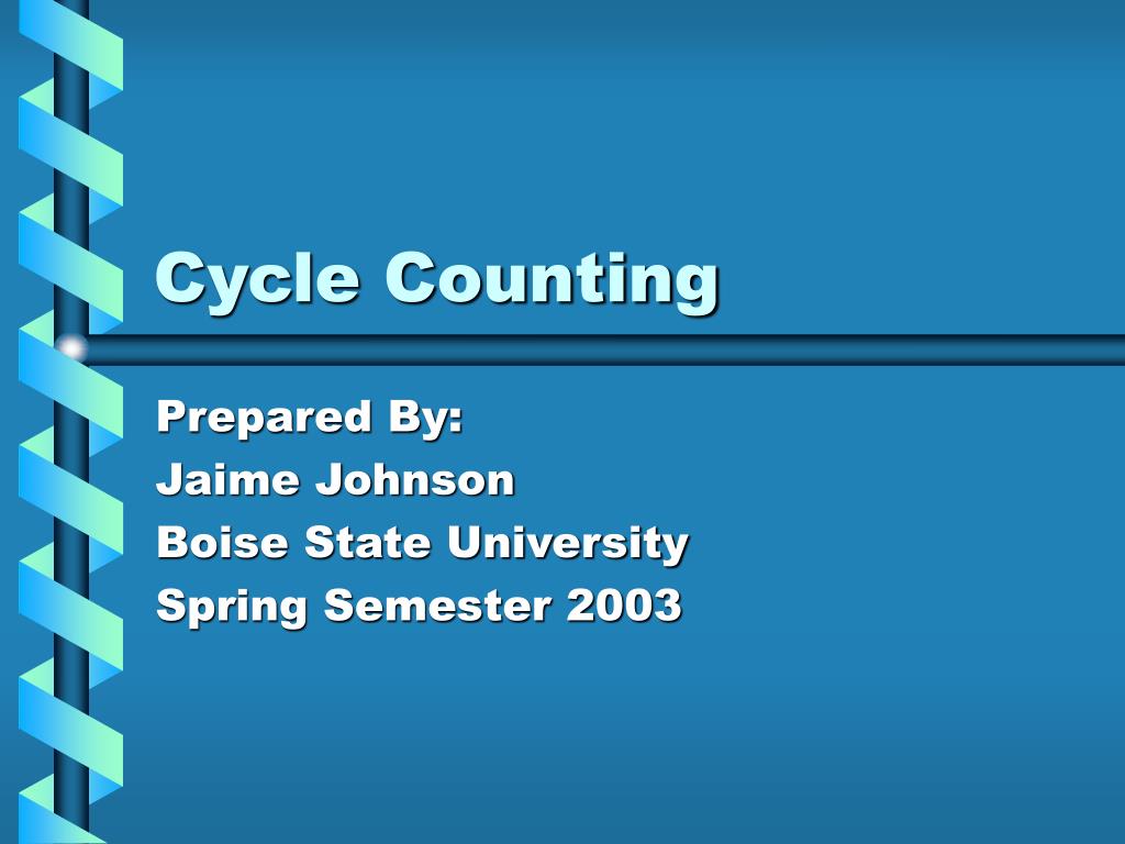 PPT - Cycle Counting PowerPoint Presentation, free download - ID:407517