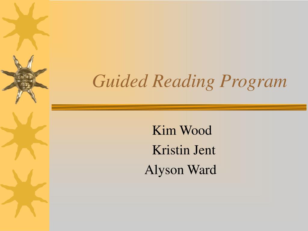 PPT - Guided Reading Program PowerPoint Presentation, free download ...