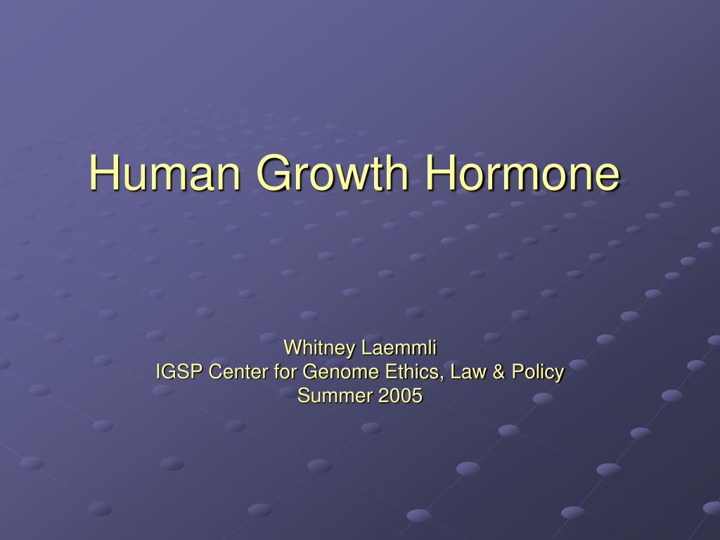 PPT - Human Growth Hormone PowerPoint Presentation, free download - ID ...