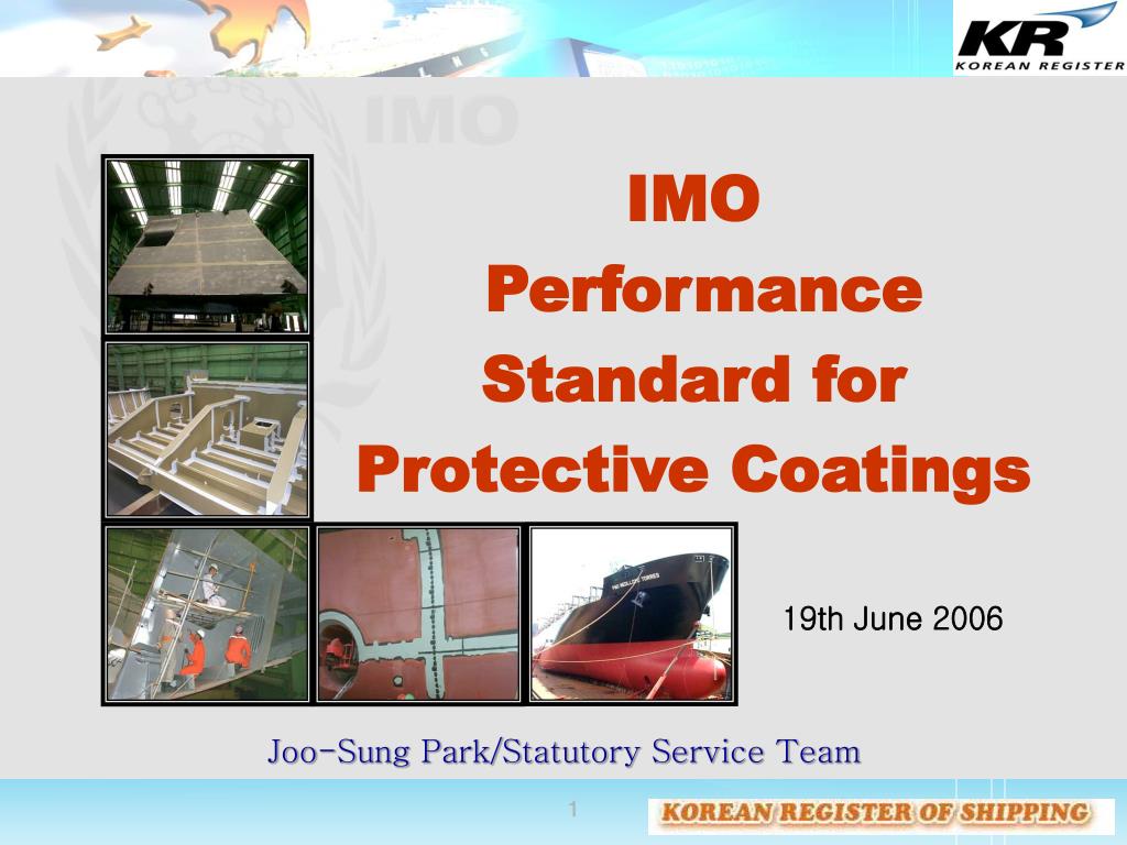 PPT - IMO Performance Standard for Protective Coatings PowerPoint ...