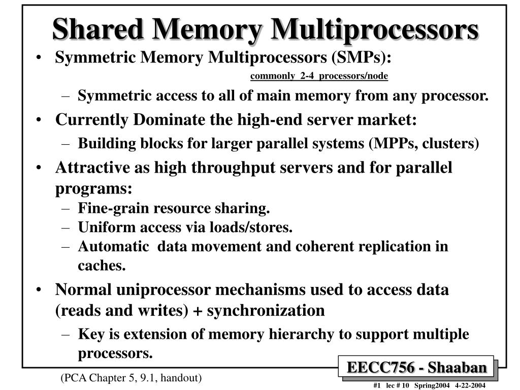 PPT - Shared Memory Multiprocessors PowerPoint Presentation, free ...