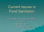 PPT - Kitchen Safety & Sanitation PowerPoint Presentation, free ...