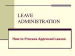 PPT - Leave Administration PowerPoint Presentation, free download - ID ...
