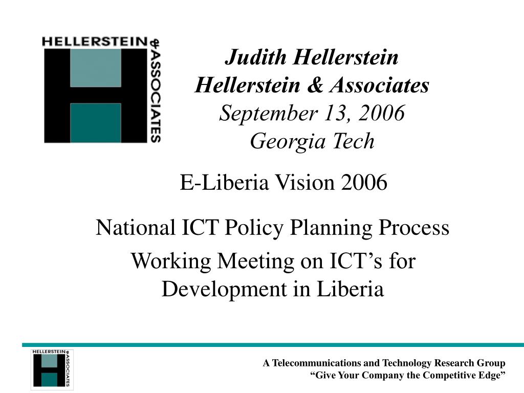 PPT - E-Liberia Vision 2006 PowerPoint Presentation, free download - ID ...