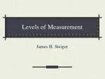 PPT - Levels of Measurement PowerPoint Presentation, free download - ID ...