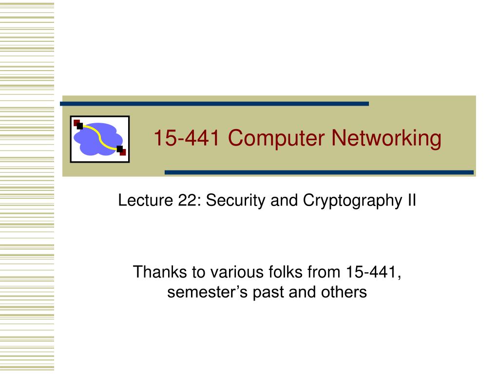 PPT - 15-441 Computer Networking PowerPoint Presentation, free download - ID:423019