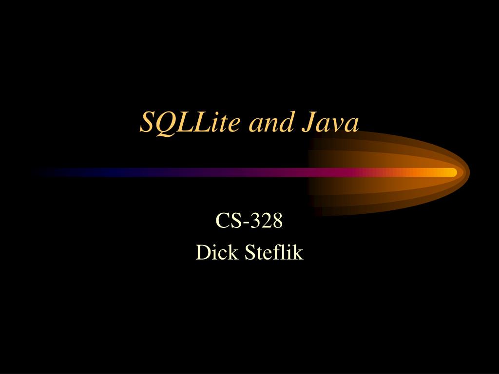 PPT - SQLLite and Java PowerPoint Presentation, free download - ID:423350