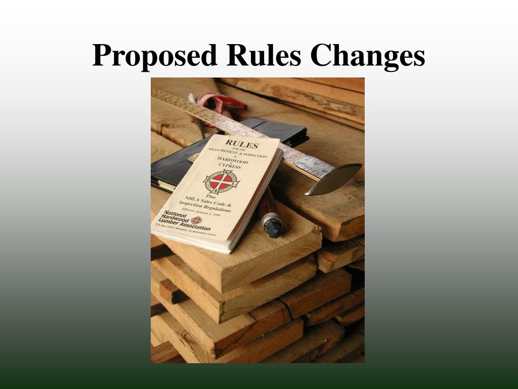 PPT - Proposed Rules Changes PowerPoint Presentation, free download ...