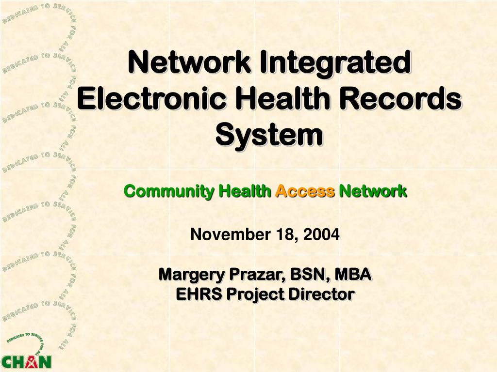 PPT - Network Integrated Electronic Health Records System PowerPoint ...