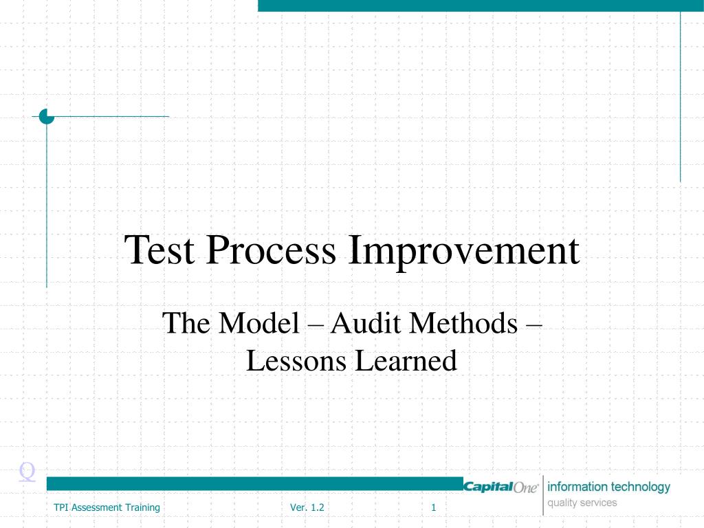 PPT - Test Process Improvement PowerPoint Presentation, free download ...